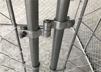 China 5x10x6ft(1.5x3x1.8m) dog kennel chain link fabric mesh 60mm*60mm diameter 2.3mm for sale