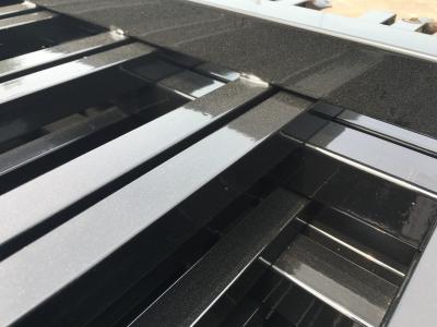 China Interpon powder coated Crimped Spear Garrison Tubular Fence Panels 2100mm Height*2400mm width for sale