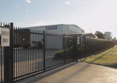 China Pressed Spear ,Crimped Spear Tubular Fence Garrison Fencing for sale for sale