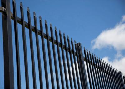 China 2430*1600mm Factory Outlet Welded Galvanized Power Coated Steel Fence/Ranch /Garden Fencing with Flattened Spear for sale