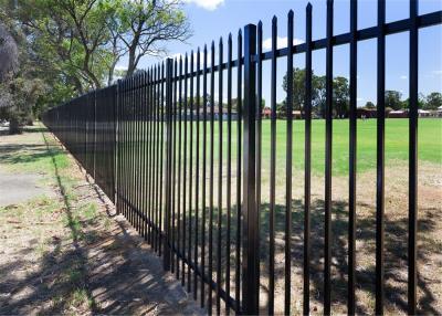 China 2.1m X2.4m Spear Top Security Steel Fence/ Steel Fencing for sale