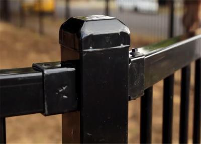 China garrison fence price 1800mm x 2400mm just 42.88USD per kit included 1pcs 65mm x 65mm post 4 pcs bracket and screw for sale