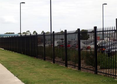 China spear top security garrison fence/security metal fence for sale
