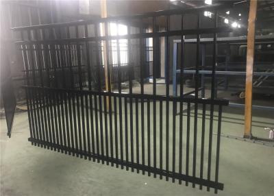 China Steel Tubular Fence Garrison and Hercules Fencing 2.1mx2.4m and 1.8mx2.4m for sale