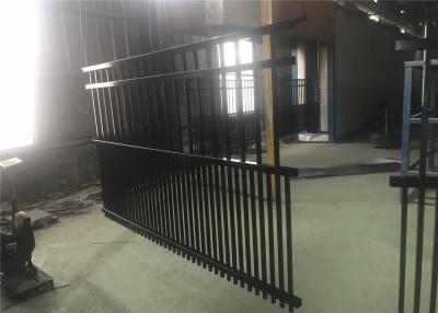 China Steel Tubular Garrison Fencing 1.8mtr x 2.4mtr rail 45mm*45mm wall thick 2.00mm Upright 25mmx1.2mm for sale