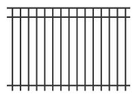 China Heavy Duty 2100mm High X 2400mm Wide	40X40X2.5	25X25X2.0	 picket for sale