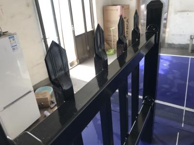 China 2.1m (H) *2.4m (W) Spear Tubular Garrison Australia Steel Fence for sale
