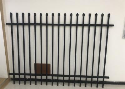 China Tubular Security Garriso Fencing Panels 45mm rails upright 25mm for sale