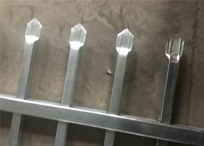 China garrison fence security fence ,crimped and pressed spear top fencing for sale for sale