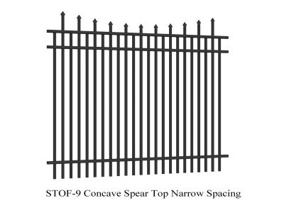 China Australia  Standard Powder Coated Commercial Garrison Security Oz Wide Fence for sale