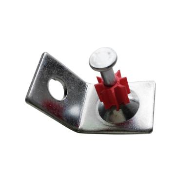 China Steel Pdptc Powder Actuated Fasteners For Concrete 120 Degree Clip for sale