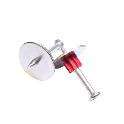 China Pdw  Steel Washer  Powers Drive Pins  Powder Driven Fasteners 7.60mm Head Dia for sale