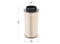 China 51.12503-0061 Lion Diesel Fuel Filter Element MANN 18280 Truck Diesel Filter for sale