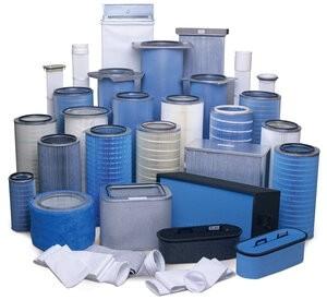 China Polyester 95% Industrial Dust Collector Hepa Cartridge Filter 3 Micron for sale