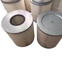 China Reusable Dust Collector Pleated Filter 20 Micron Polyester Powder Filter Element for sale