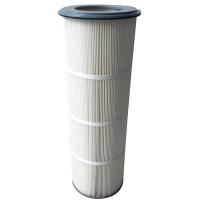 China Powder Coating Dust Collector Filter 2 Micron High Pressure Paper Air Filter for sale