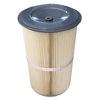 China Superfine Fiber Dust Collector Filter PET Fiber Glass Pleated Filter Cartridge for sale