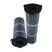China Synthetic Fiber Industrial Dust Collector Pleated Filter Fiberglass for sale