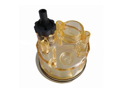 China Excavator Truck Fuel Filters Fiberglass Oil Water Separator Fuel Filter Bowl for sale
