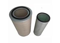 China Pleated Industrial Cartridge Air Filters 304l Steel 0.1 Micron Dust Collector Filter for sale