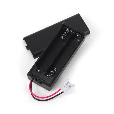 China ABS Plastic 2xAAA Battery Holder Custom 3V Battery Box OEM ODM With ON / OFF Switch for sale