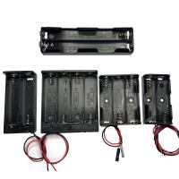 China Black AA Series Battery Holder Custom Battery Case Holder With Wire Leads for sale