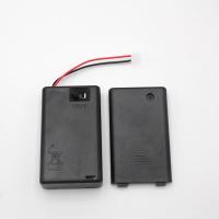 China 4.5V 3 AAA Battery Case OEM / ODM Battery Box With Switch , Cover And Wire Leads ABS for sale