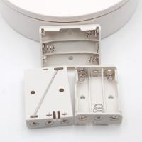 China White 3 AAA Battery Box PP AAA Battery Case With Switch Pin Mount for sale