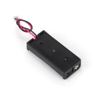 China Compact 2AAA Battery Holder Black AAA Batteries Box 3V With 150mm 26AWG Wire Leads No Cover for sale