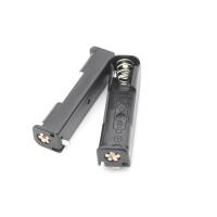 China PP Single Battery Case 1.5V Compact Battery Holder With PCB Pins for sale