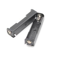 China PP Single Battery Case 1.5V Compact Battery Holder With PCB Pins for sale