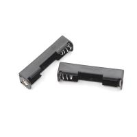 China PP Single Battery Case 1.5V Compact Battery Holder With PCB Pins for sale