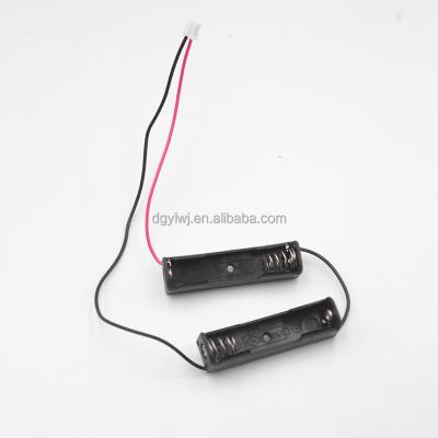 China 2 x Single AAA Battery Holder 3V Series Battery Holder With PH2.0 Plug for sale