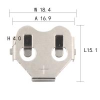 China Phosphor Bronze Coin Cell Battery Clip THM Coin Cell Battery Holder OEM For 16mm Cell for sale