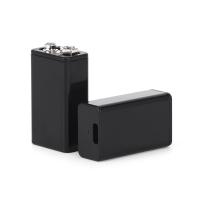 China OEM / ODM 9 Volt Battery Housing Black Empty Lithium Battery Case for sale