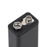 China OEM / ODM 9 Volt Battery Housing Black Empty Lithium Battery Case for sale