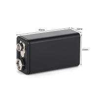 China Lightweight 9V Battery Case OEM / ODM Empty Battery Housing Battery Not Included for sale