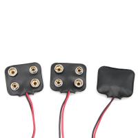 China Compact Dual 9V Battery Connector Customized 9V Parallel Connector With Leads for sale