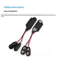 China 2*PP3 Battery Snap To PP9 Terminal Adapter Converter 9V For Old Classic Radio Portable Electronic Devices Repair Power Lead for sale