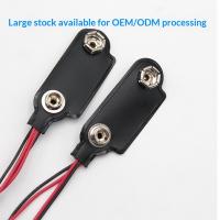 China 2*PP3 Battery Snap To PP9 Terminal Adapter Converter 9V For Old Classic Radio Portable Electronic Devices Repair Power Lead for sale