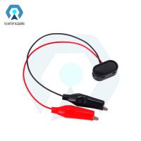 China T Type Battery Connector Lightweight With Alligator Clip 6 Inch / 15cm Wire Leads for sale