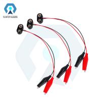 China T Type Battery Connector Lightweight With Alligator Clip 6 Inch / 15cm Wire Leads for sale