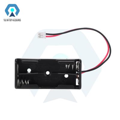 China 3V 2 AAA Battery Holder Compact Battery Holder Case OEM With 15cm Wire And PH 2.0 Plug for sale