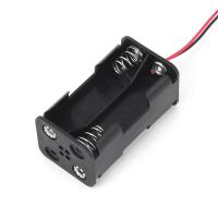 China Compact AA Battery Case PP 4AA Battery Box 3V With Wire Leads for sale