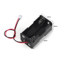 China Compact AA Battery Case PP 4AA Battery Box 3V With Wire Leads for sale