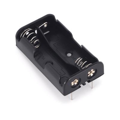 China 3V 2AA Battery Holder PCB Mount 2 AA Battery Case With Pins for sale
