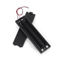 China Panel Mount 4 AA Battery Box 6V Battery Holder With Cover And Cable for sale