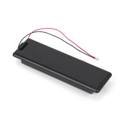 China Panel Mounted 4AA Battery Holder 6V 4 AA Battery Case OEM With Wires No Switch for sale
