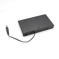 China 12V 8AA Battery Holder OEM / ODM 8 AA Battery Box With Cover , Switch And DC5521 for sale