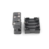 China Surface Mount 8 AA Battery Holder Impact Resistant 8 AA Battery Pack With Standard Snap Terminals for sale